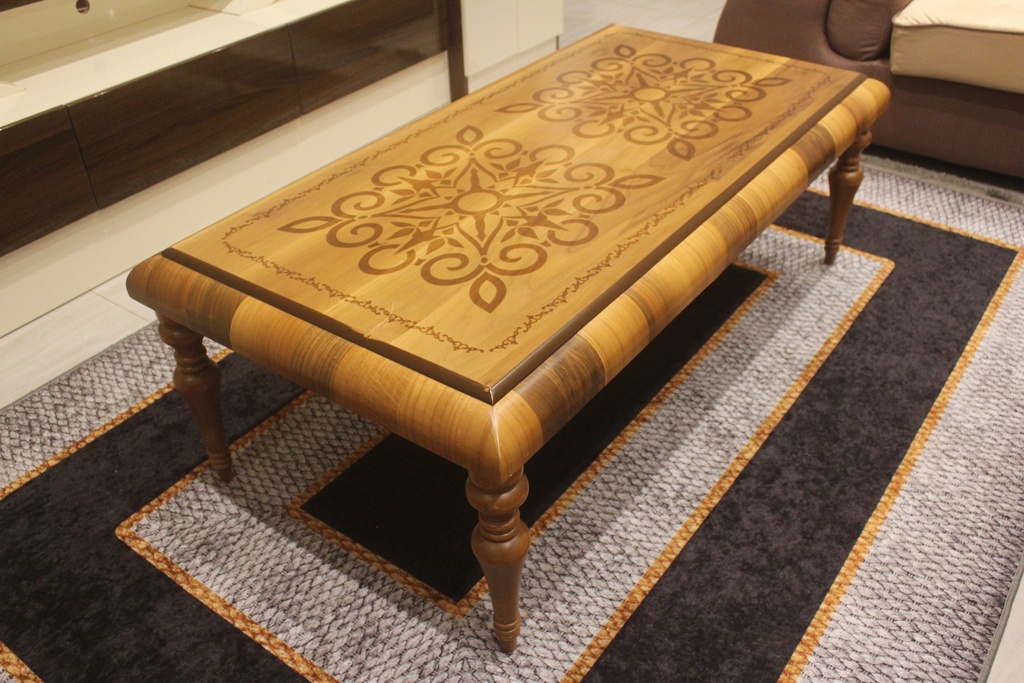 Gueridon Rectangulaire Classique G-061 | Cameroun